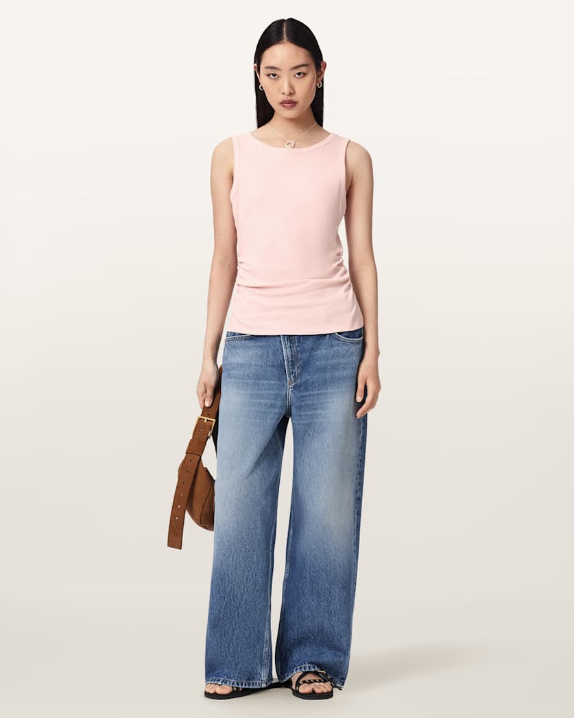 Katarina Slim Fit Tank Top CRYSTAL PINK | ALLSAINTS FR